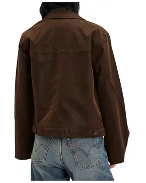 Free People Blair Faux Suede Sierra Jacket