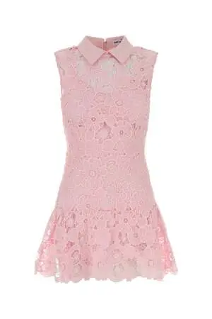 SELF-PORTRAIT Lace Mini Dress - Pink