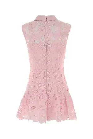SELF-PORTRAIT Lace Mini Dress - Pink