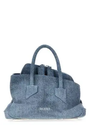 Attico Denim Mini La Passeggiata Handbag - Blue