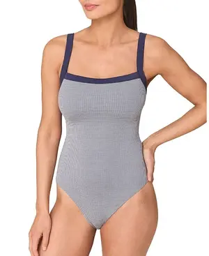 ANDIE Davenport Square Neck One Piece Swimsuit - Juniper