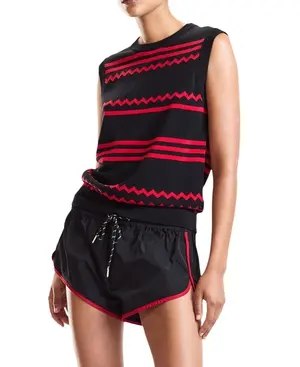 Cynthia Rowley Ziggy Knit Tank - Black