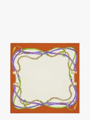Gucci Silk Foulard - Orange