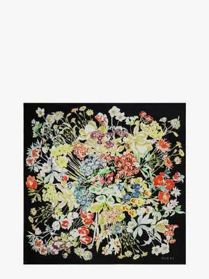 Gucci Silk Foulard - Black