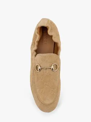 Gucci Jordaan Suede Loafers With Horsebit Detail