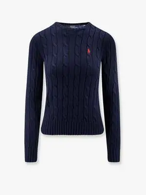 Polo Ralph Lauren Cable Knit Cotton Sweater - Blue