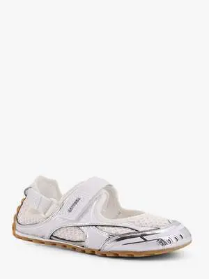 Bottega Veneta Technical Fabric And Mesh Maryjane Sneakers