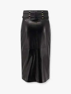 Elisabetta Franchi Leather Skirt