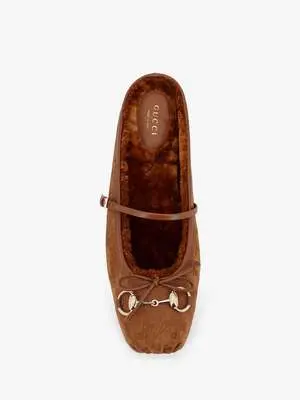 Gucci Gg Suede Sabot
