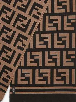 Fendi Wool And Silk Scarf