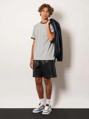 Gucci Cotton Tshirt With Web Detail