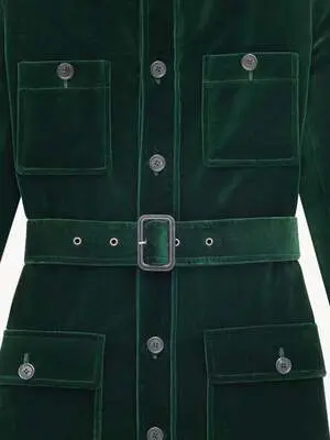 Saint Laurent Sahariana Velvet Blazer