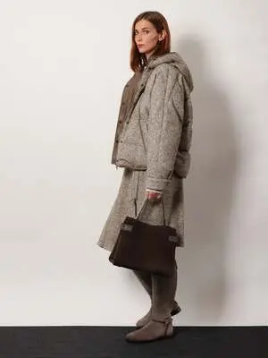 Brunello Cucinelli Reversible Wool And Silk Down Jacket