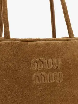 Miu Miu Beau Suede Handbag