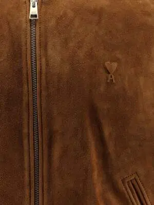 AMI Paris Suede Goatskin Jacket
