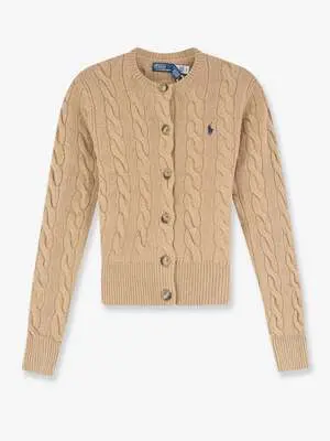 Polo Ralph Lauren Wool And Cashmere Cardigan - Beige