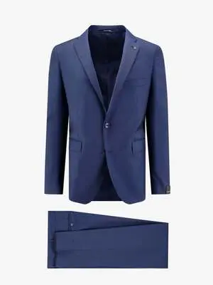 Tagliatore Virgin Wool Suit - Blue