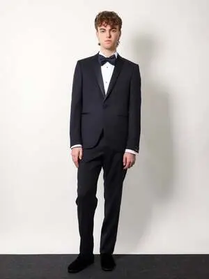 Tagliatore Virgin Wool Tuxedo With Shawl Lapel