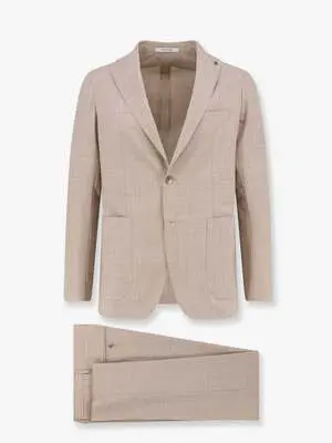 Tagliatore Virgin Wool And Silk Suit - Beige