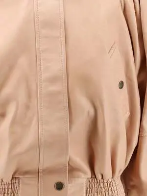 Chloé Leather Jacket With Stitched Profiles