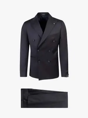 Tagliatore Virgin Wool Tuxedo - Blue