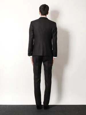 Tagliatore Virgin Wool And Silk Tuxedo With Vest