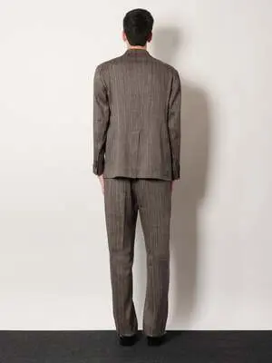 Tagliatore Doublebreasted Linen Blend Suit