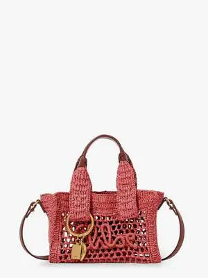 Chloé Summer Banana Raffia Crossbody Bag