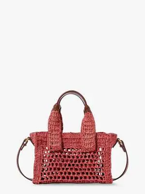Chloé Summer Banana Raffia Crossbody Bag