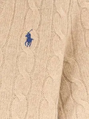 Polo Ralph Lauren Wool And Cashmere Cable-knit V-neck Sweater