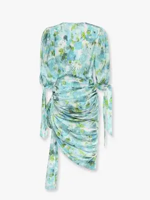 Chloé Silk Dress With Multicolor Floral Print