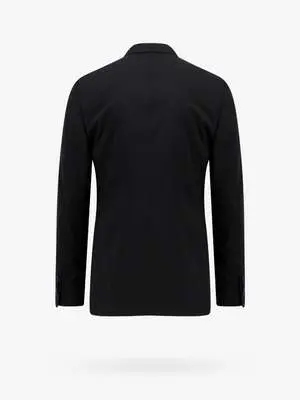 Tagliatore Virgin Wool Suit With Removable Iconic Brooch