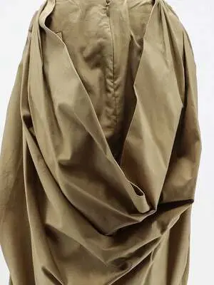 Chloé Draped Cotton Skirt