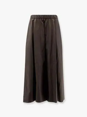 Aspesi Mia Taffeta' Skirt - Brown