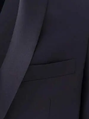 Tagliatore Virgin Wool Tuxedo With Vest