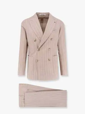 Tagliatore Virgin Wool And Silk Suit - Beige
