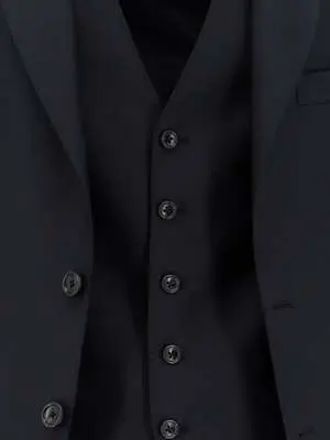 Tagliatore Virgin Wool Suit With Vest