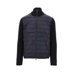 Moncler Nyon And Woo-bend Cardigan - Blue
