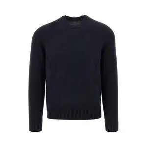 DRUMOHR Merino Wool Knitted Sweater - Blue