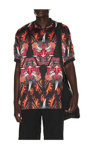 Y3 Satin Oni Jersey In Multi