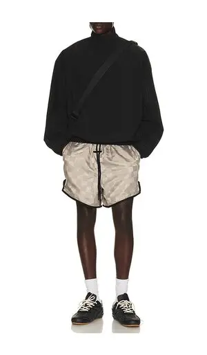 Fear Of God Checkered Gym Short In Grey