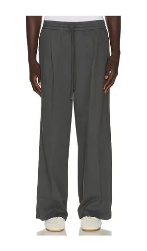 Fear Of God Pleat Front Drawstring Pant In Grey - Iron Grey