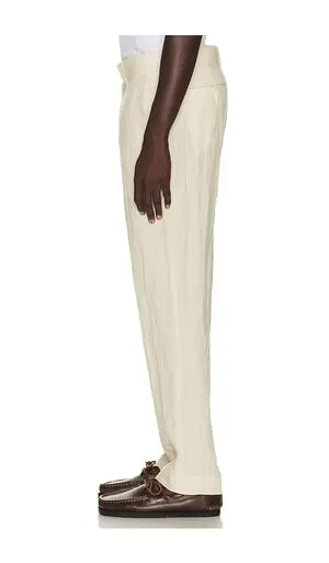 PERCIVAL Tailored Linen Trousers