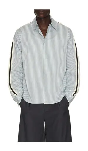 JUNGLES Woven Panel Business Shirt