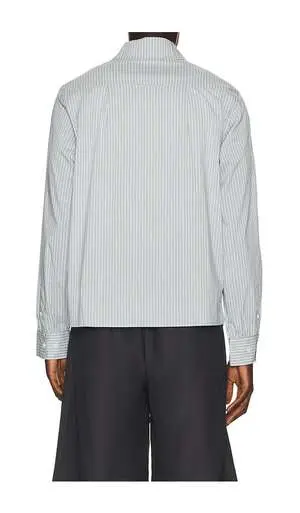 JUNGLES Woven Panel Business Shirt