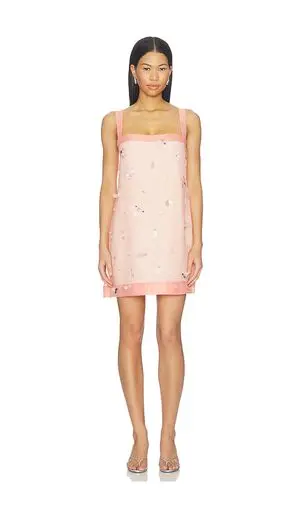 Simkhai Sleeveless Embellished Mini Dress - Bubblegum