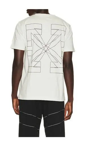 Off-White Double Arrow Slim Tee In White