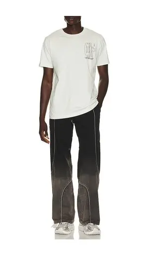 Off-White Double Arrow Slim Tee In White