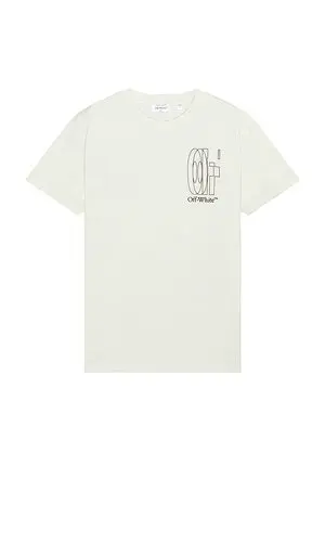 Off-White Double Arrow Slim Tee In White