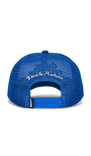 Deus Ex Machina Strata Trucker Hat In Blue